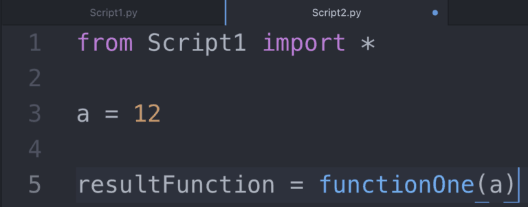 How To Link Two Python Scripts Between Each Other