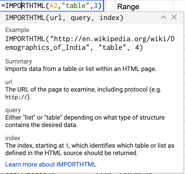How To Import Data From A Website To Google Sheets